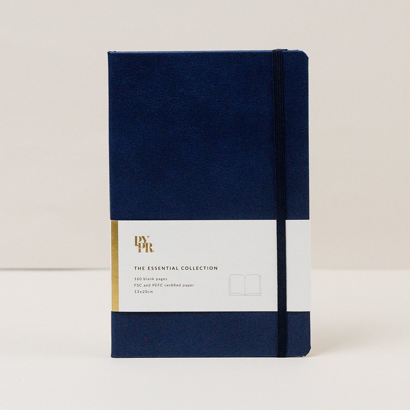 The Essential Collection - Blue Leather Notebook | Papypress | Bespoke ...